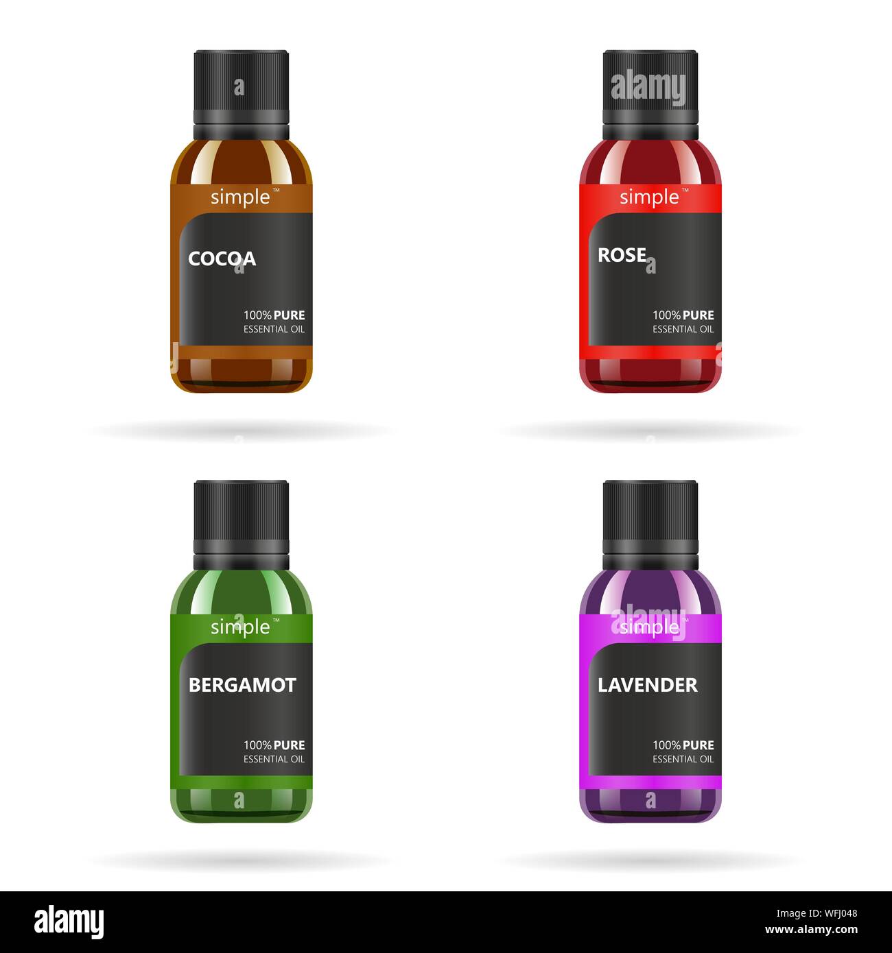 Beautiful bergamot Stock Vector Images - Alamy