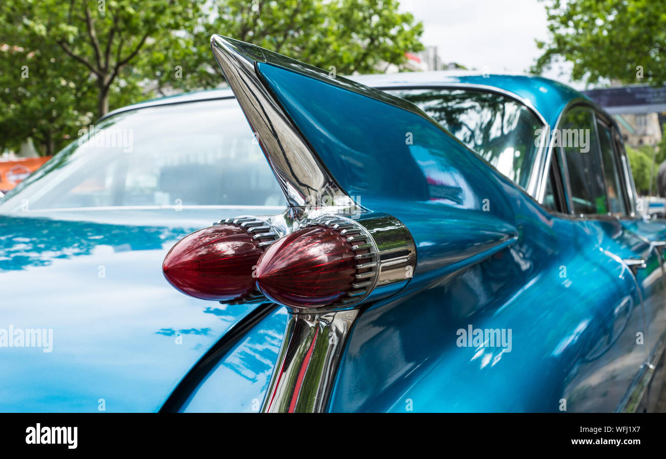 Light Blue Vintage Car High Resolution Stock Photography and Images - Alamy