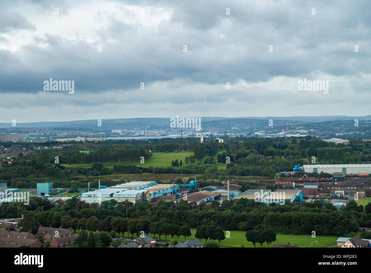 Rotherham aerial hi-res stock photography and images - Alamy
