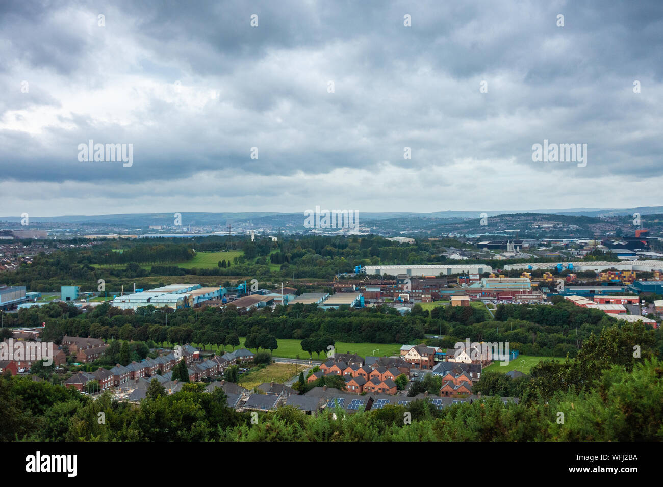 Rotherham aerial hi-res stock photography and images - Alamy