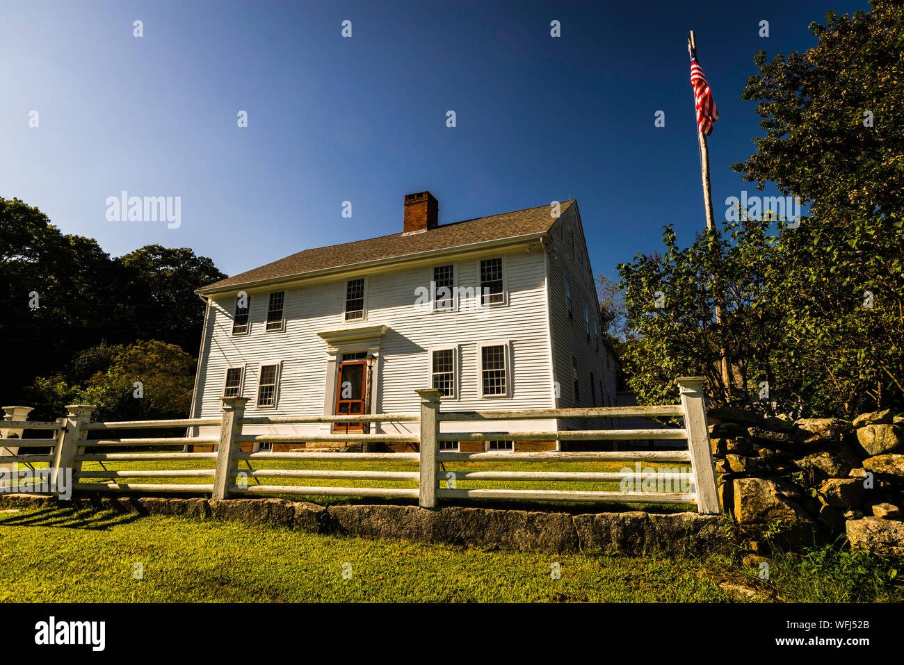 Nathan Lester House Ledyard, Connecticut, USA Stock Photo - Alamy
