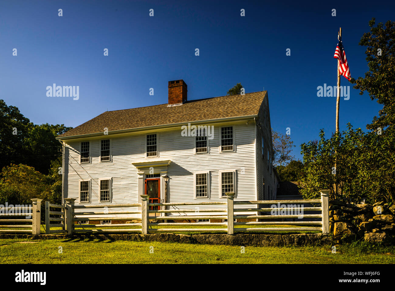Nathan Lester House Ledyard, Connecticut, USA Stock Photo - Alamy