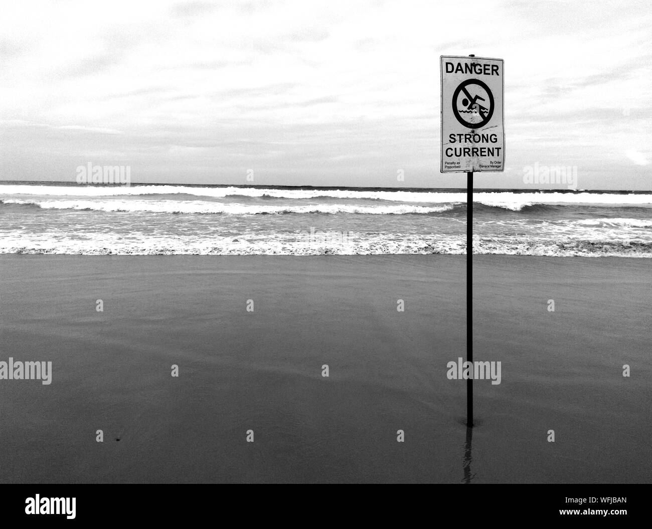 Surf Warning Sign High Resolution Stock Photography and Images - Alamy