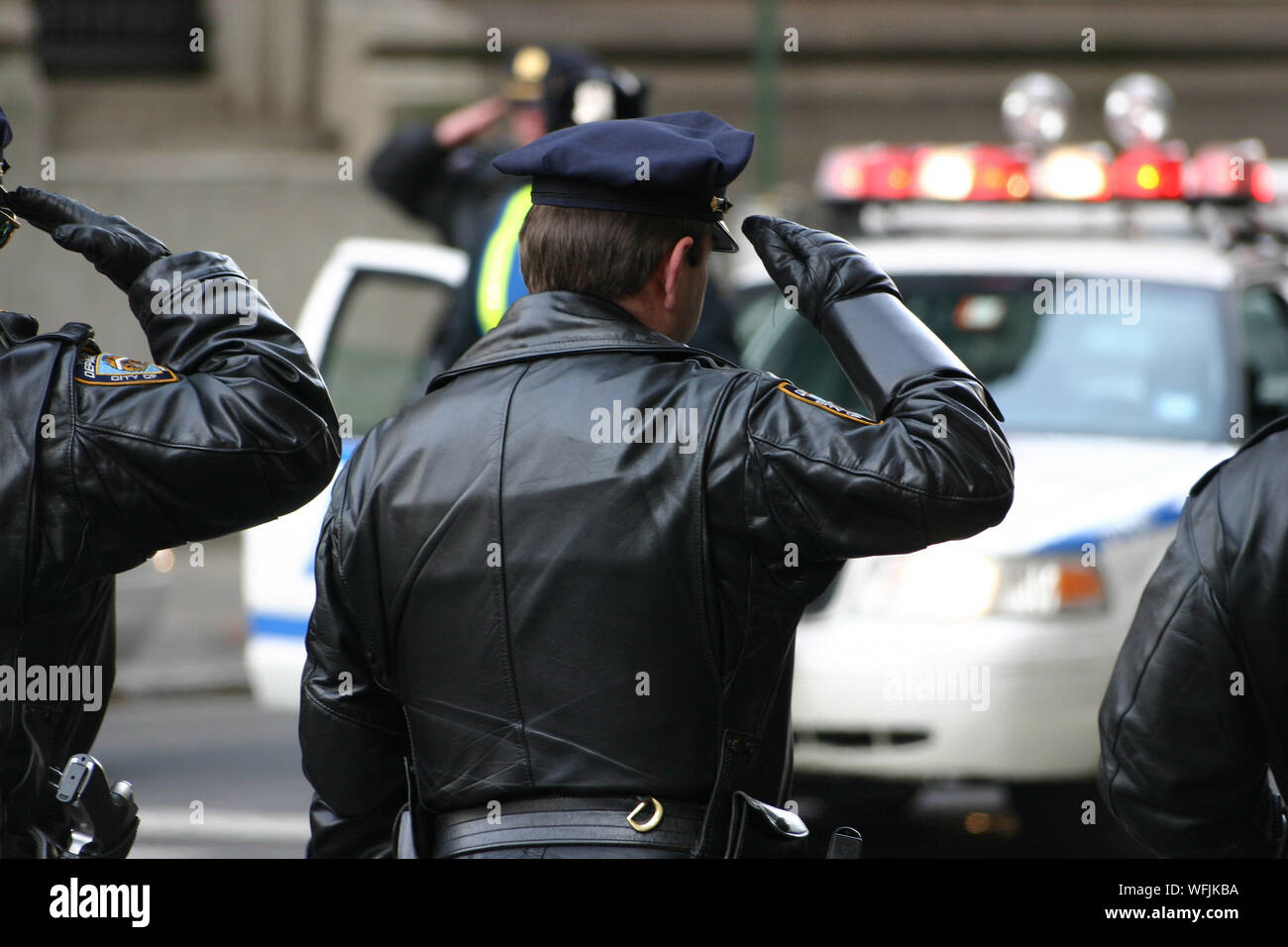 Police Officers Saluting High Resolution Stock Photography and Images ...