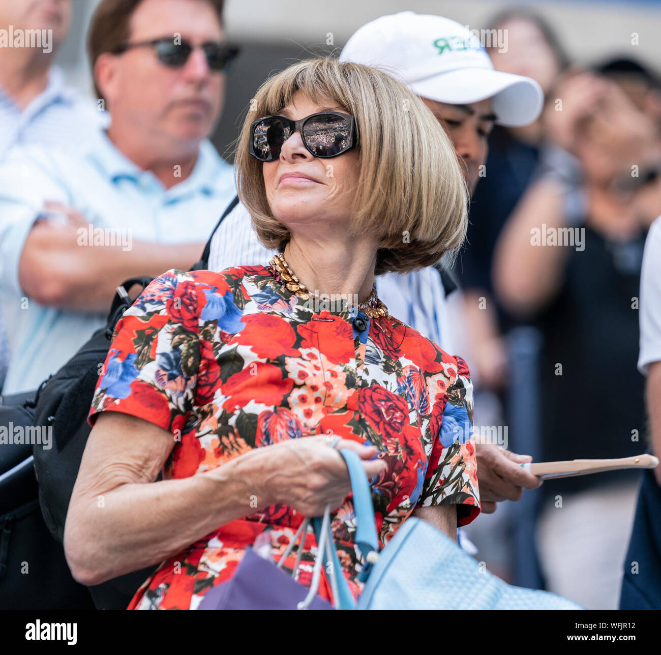 Roger federer and anna wintour hi-res stock photography and images - Alamy
