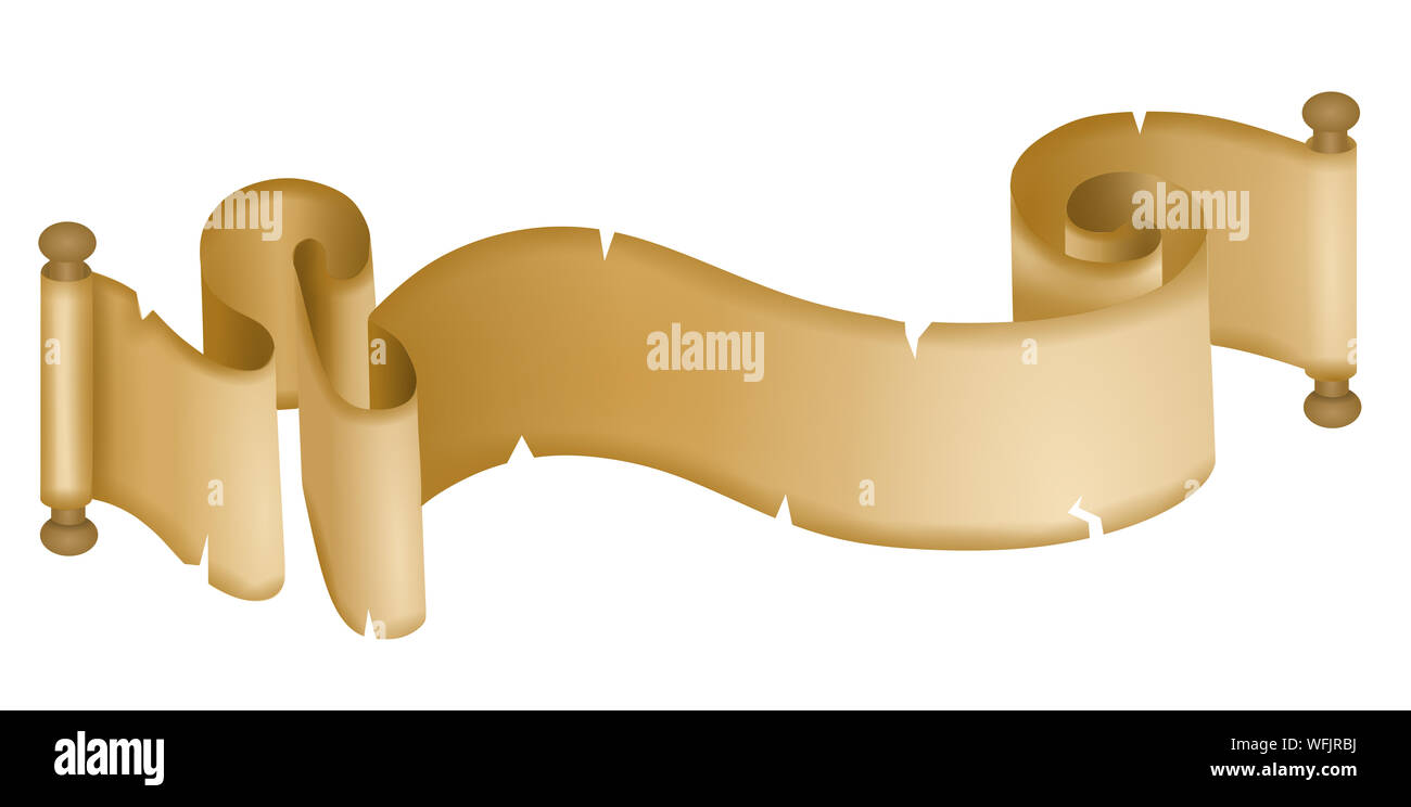 old paper banner Stock Photo - Alamy