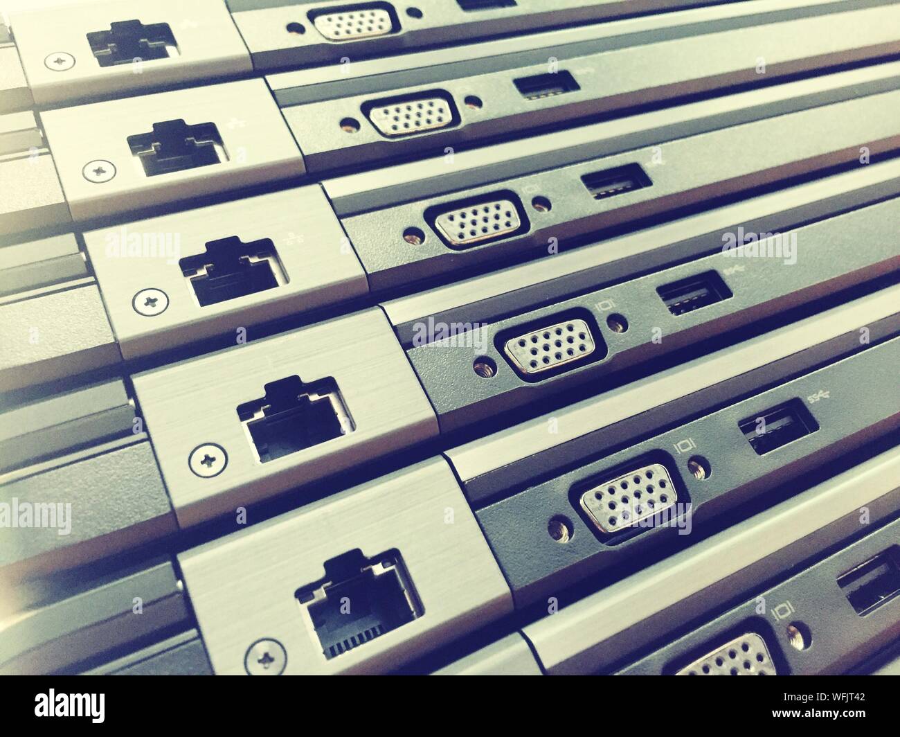 Stack laptops hi-res stock photography and images - Alamy