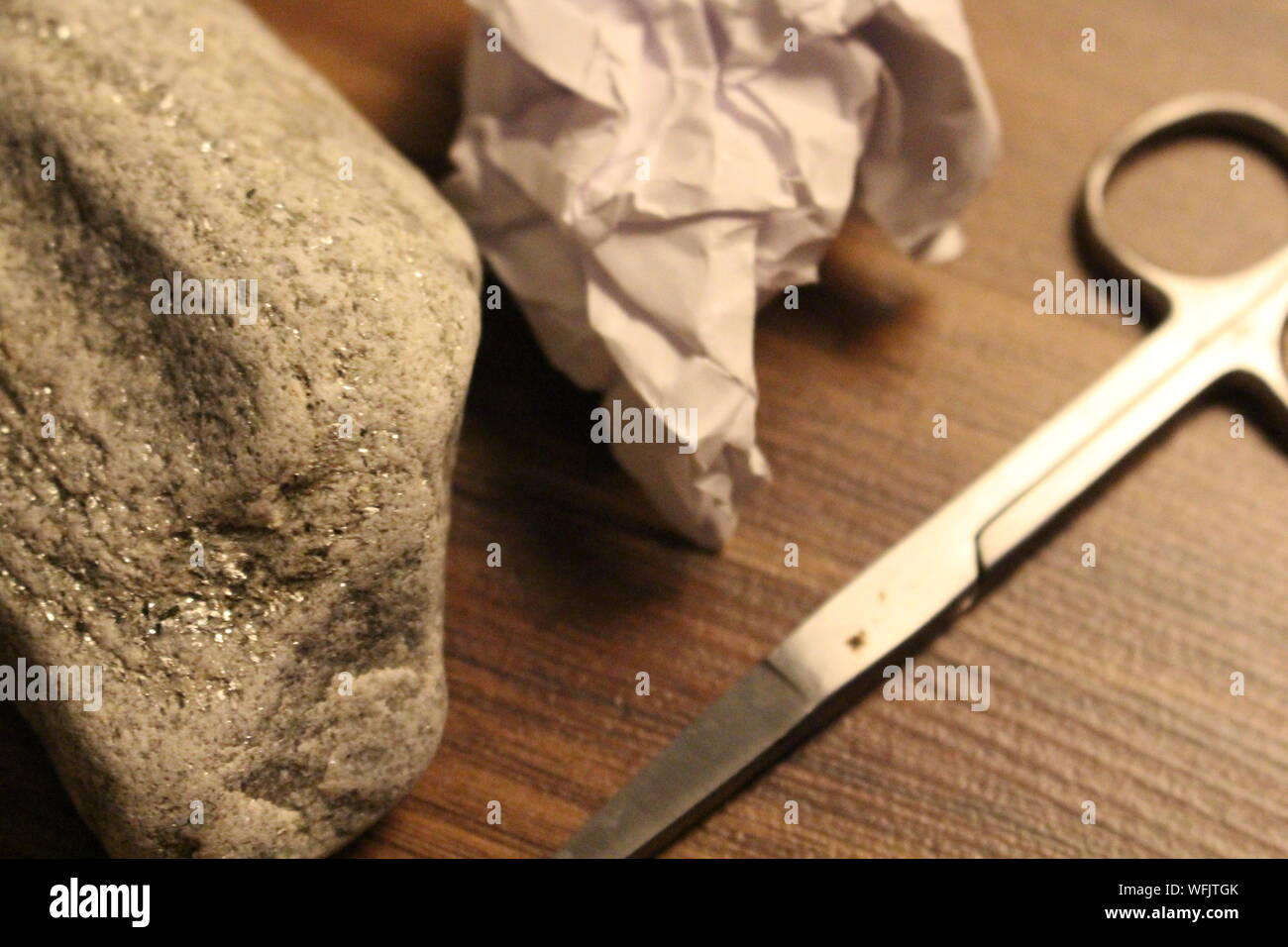 Paper scissor stone hi-res stock photography and images - Alamy