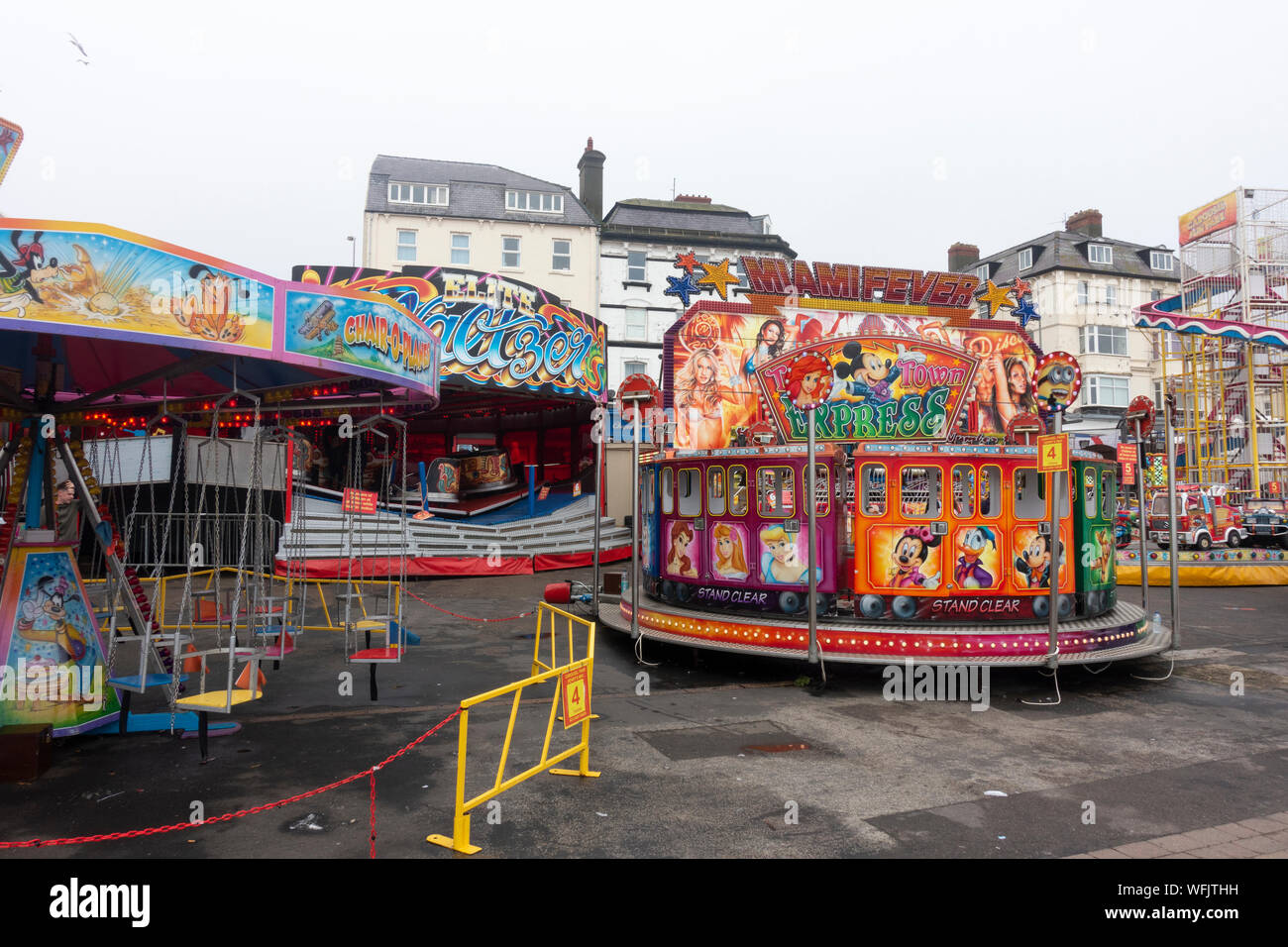 Promenade fun fair bridlington east yorkshire 2019 hi-res stock ...
