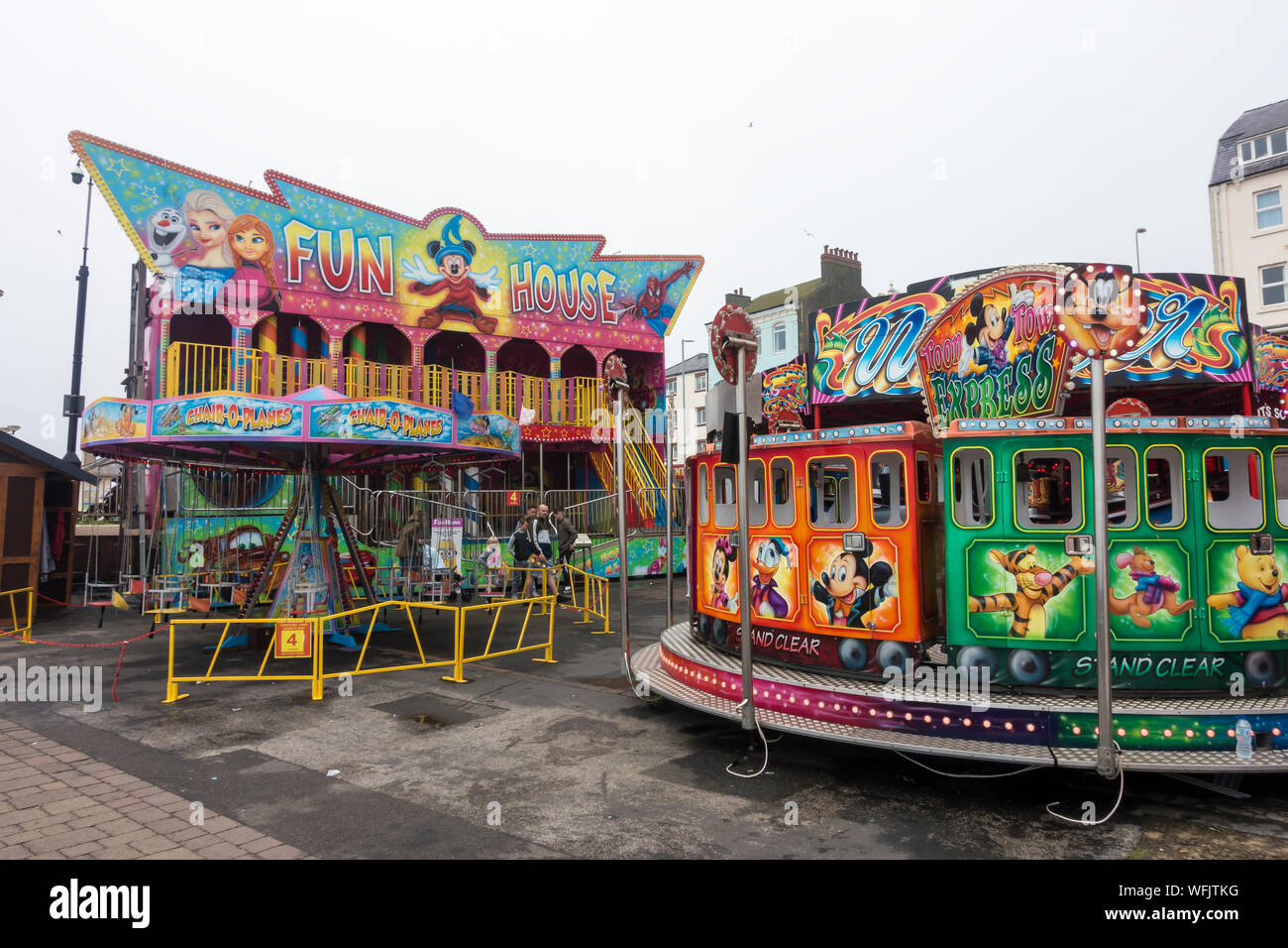 Promenade fun fair Bridlington East Yorkshire 2019 Stock Photo - Alamy