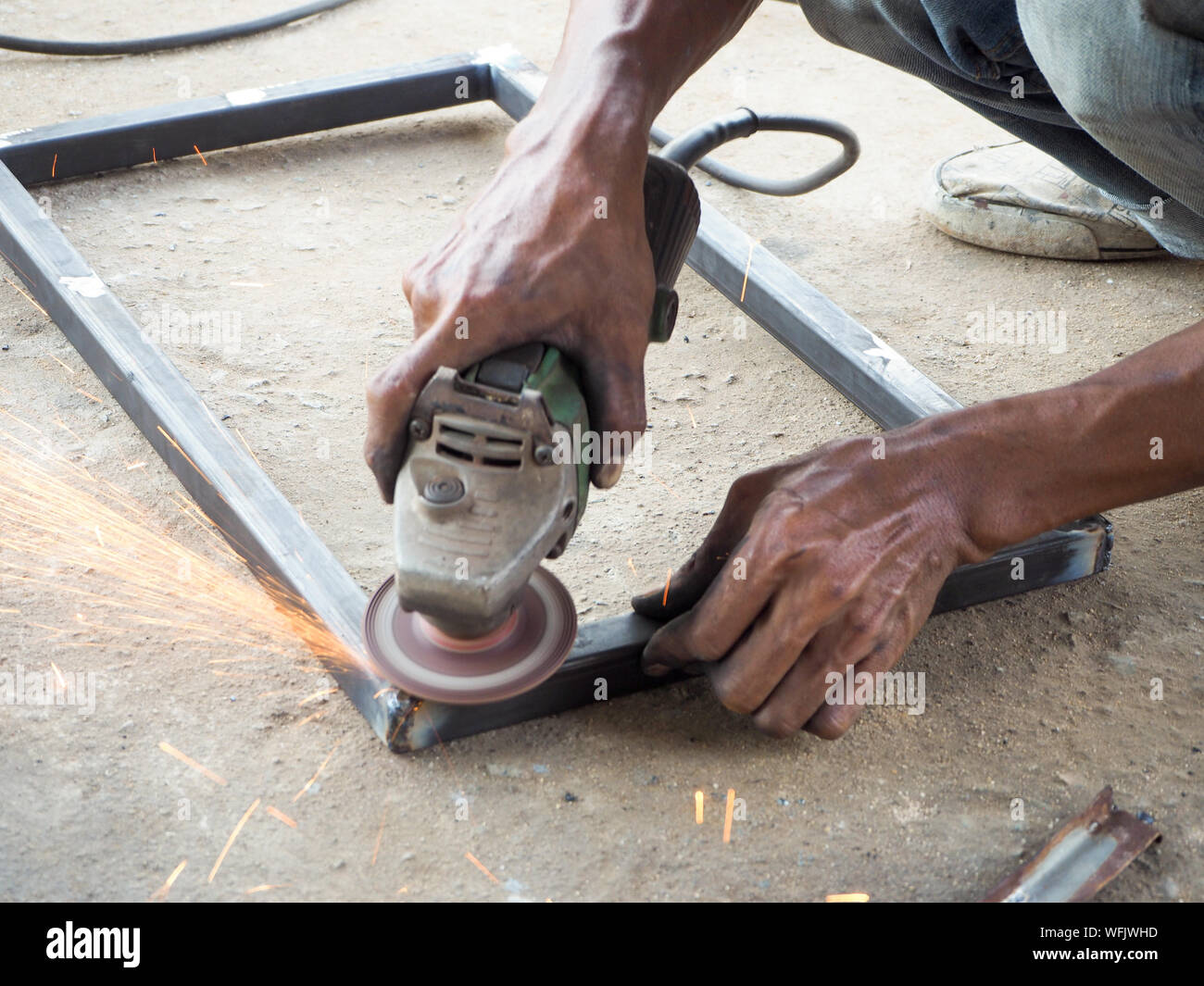 Manual cutting hi-res stock photography and images - Alamy