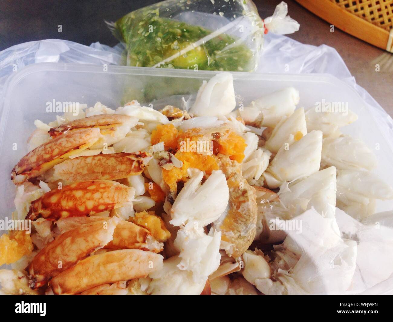 Crab_meat hi-res stock photography and images - Alamy