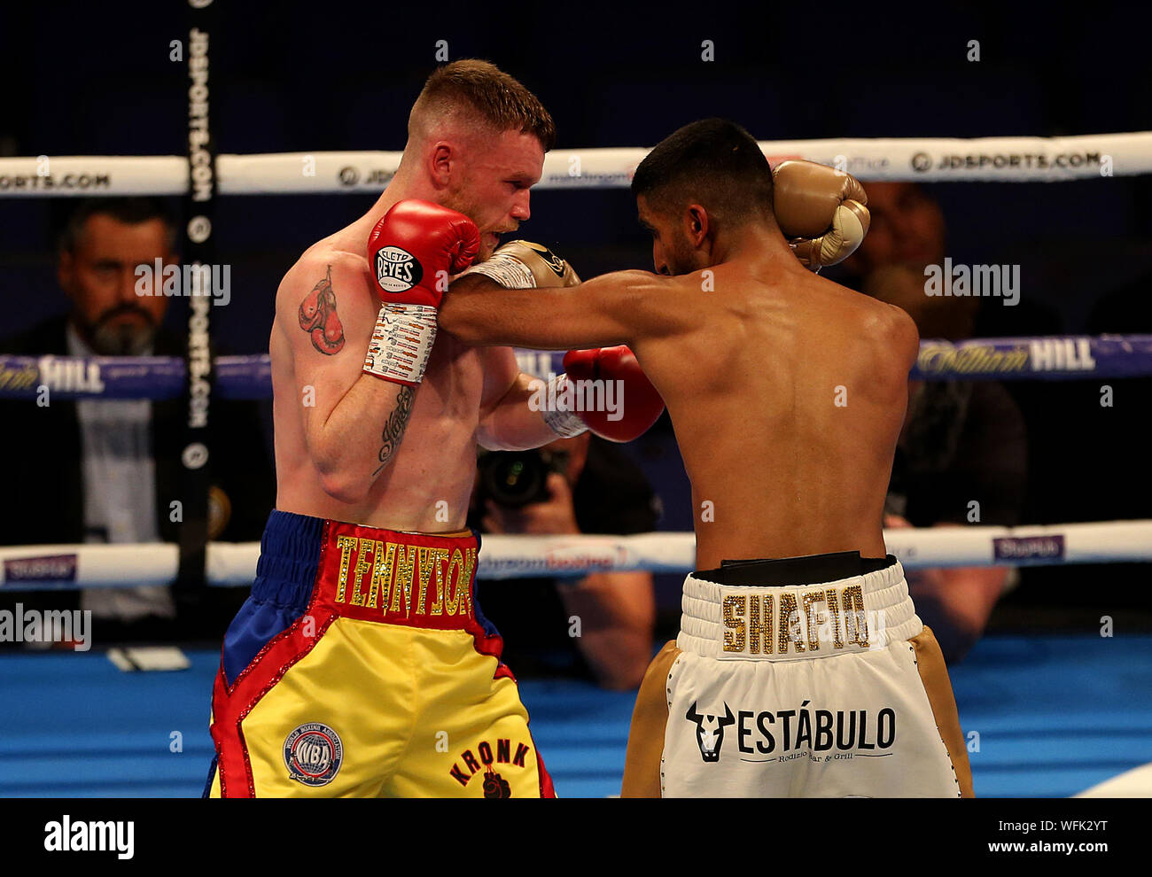 WBA International Lightweight Title James Tennyson and Atif Shafiq at ...