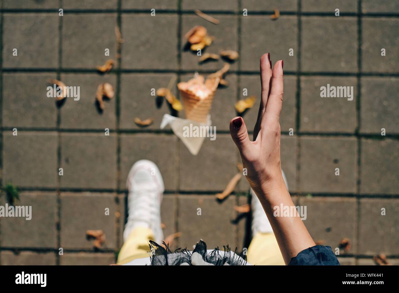 Body from above hi-res stock photography and images - Alamy