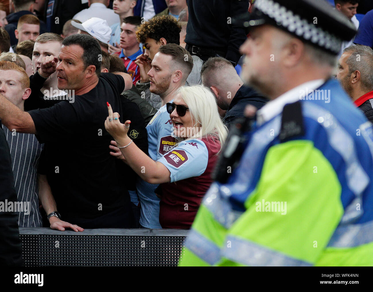 Angry football fans england hi-res stock photography and images - Alamy