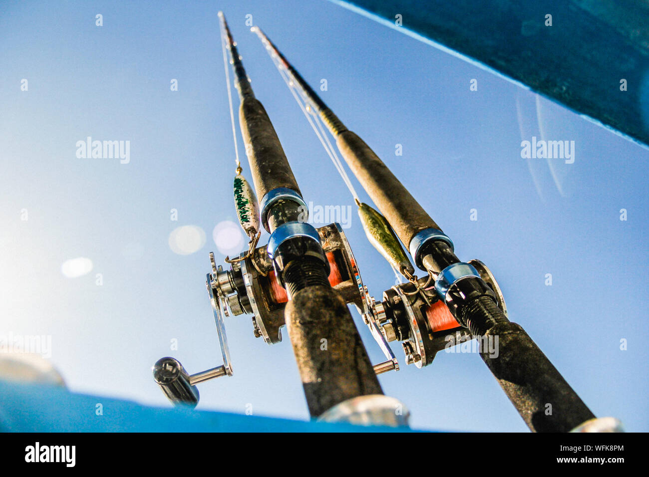 Two fishing poles hi-res stock photography and images - Alamy