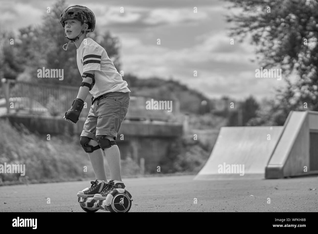 Self balancing board hi-res stock photography and images - Alamy