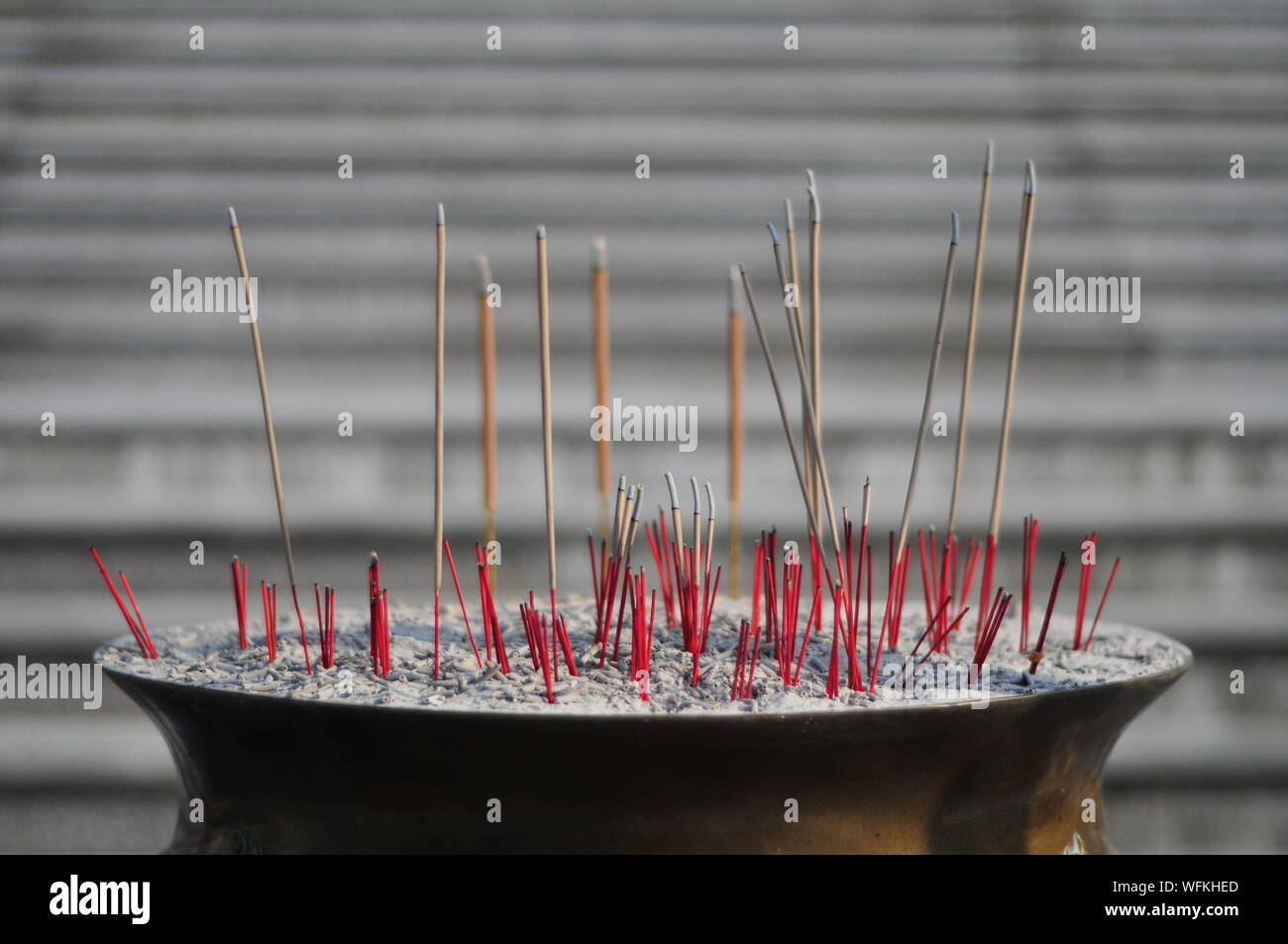 Incense sticks in temple hi-res stock photography and images - Alamy