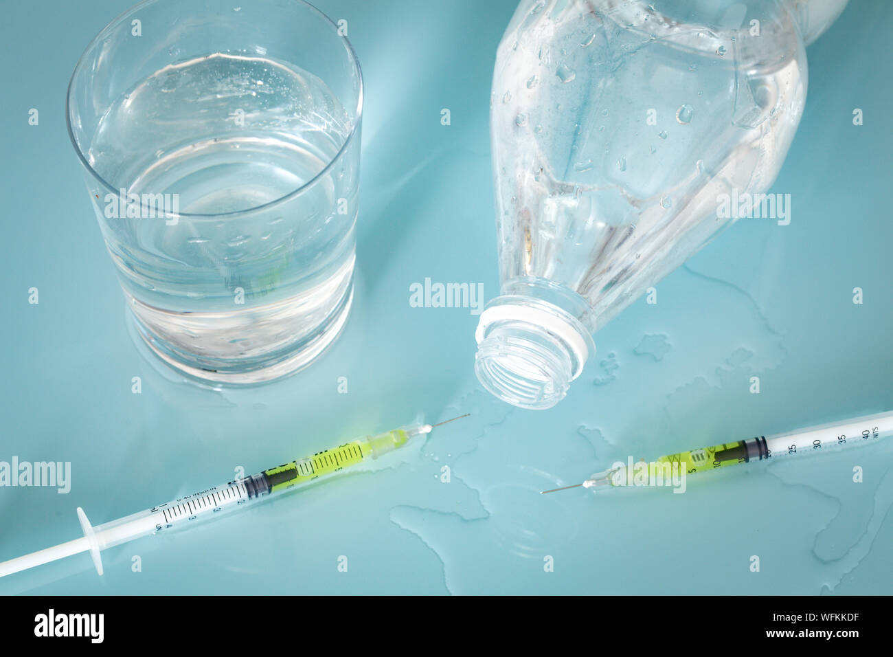 Pollution environment syringes hi-res stock photography and images - Alamy
