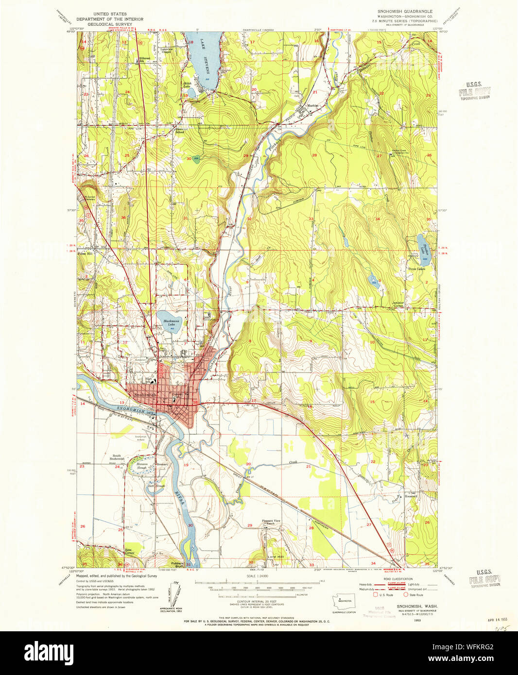 Map of snohomish hi-res stock photography and images - Alamy