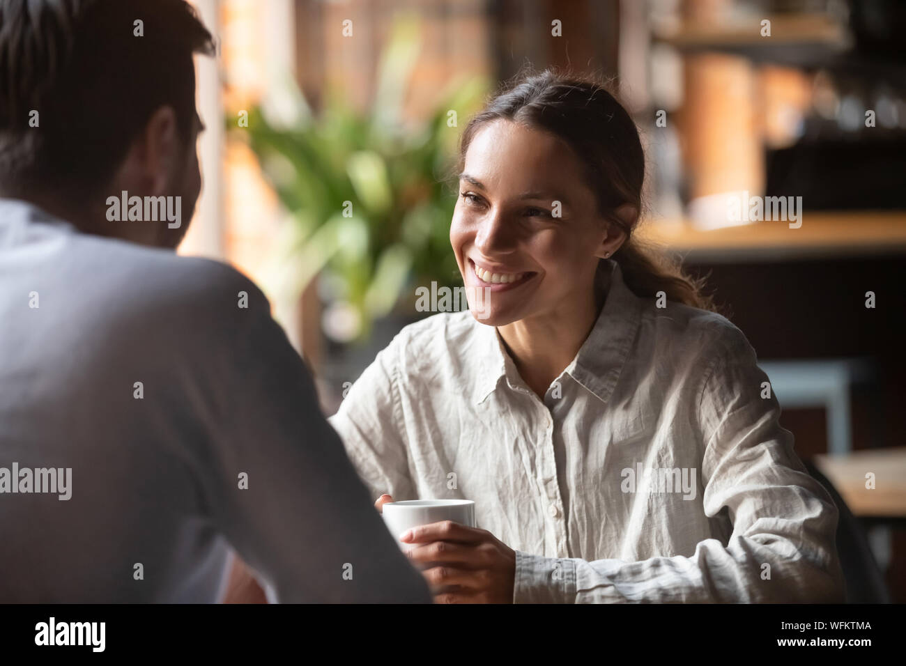 Talking to boyfriend hi-res stock photography and images - Alamy