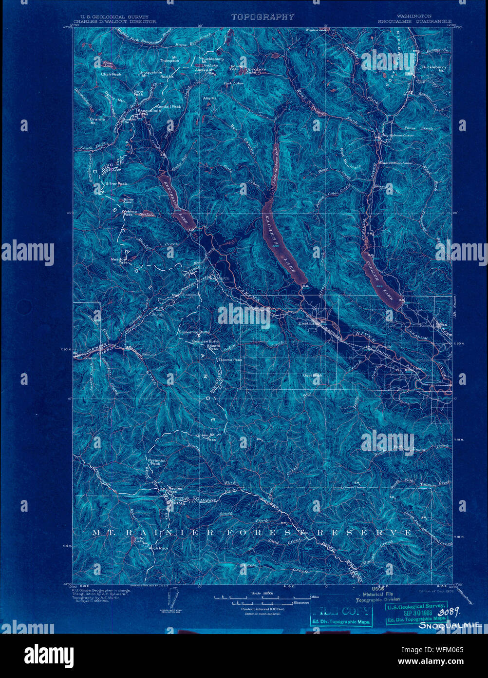 Map of snoqualmie washington hi-res stock photography and images - Alamy