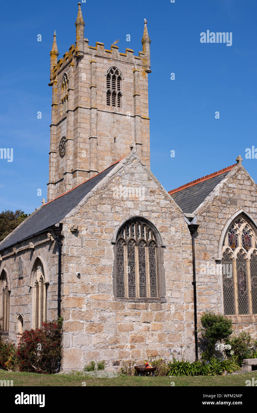 The parish church of st ives hi-res stock photography and images - Alamy