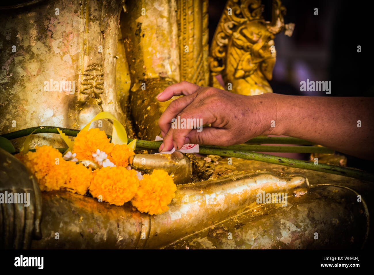 Touching Statue High Resolution Stock Photography and Images - Alamy