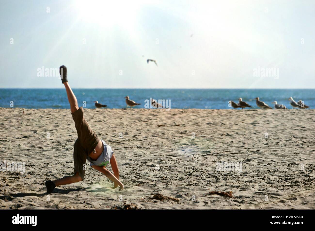 Doing cartwheel hi-res stock photography and images - Alamy