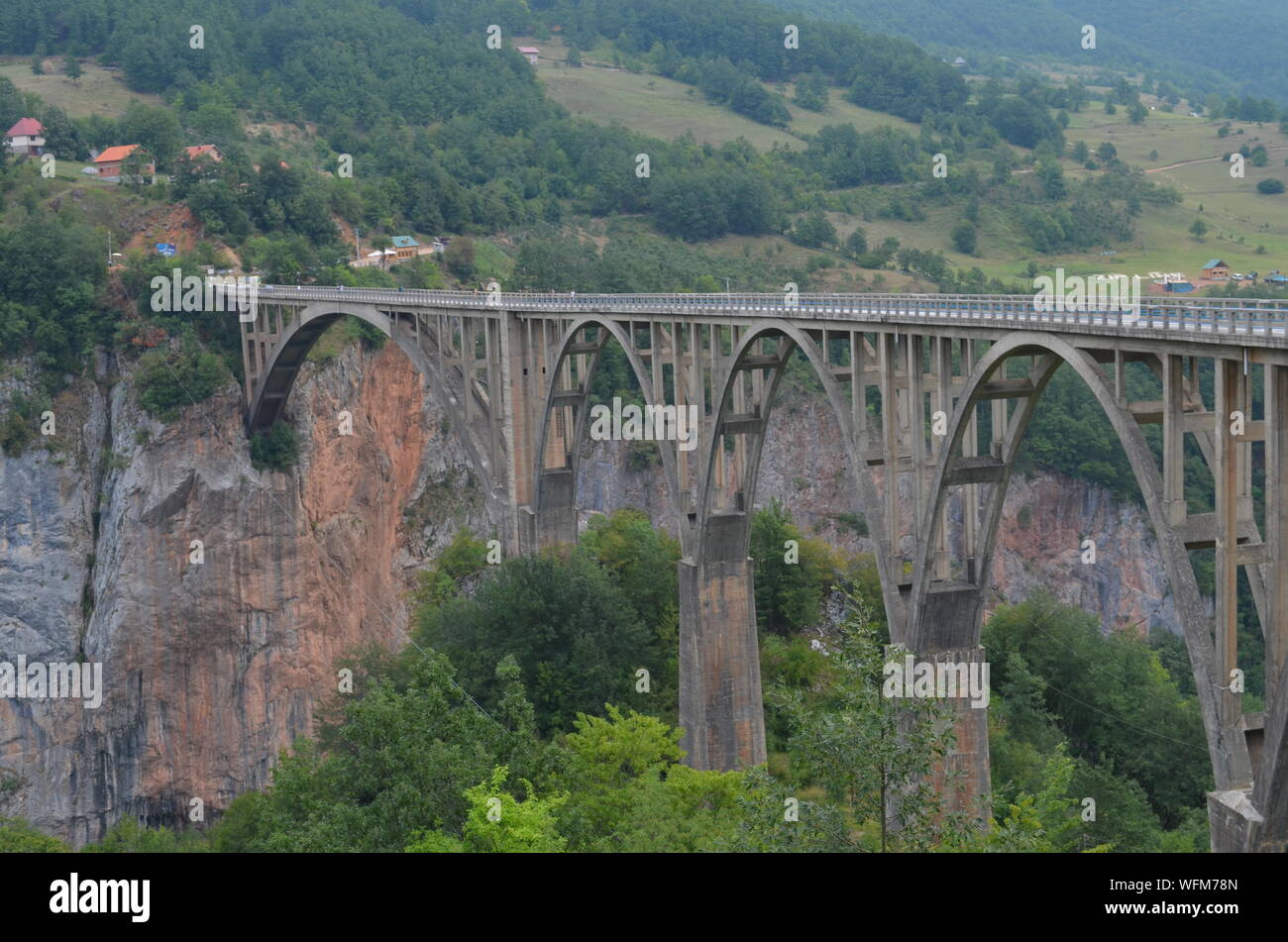 Bridge over mountain valley hi-res stock photography and images - Alamy