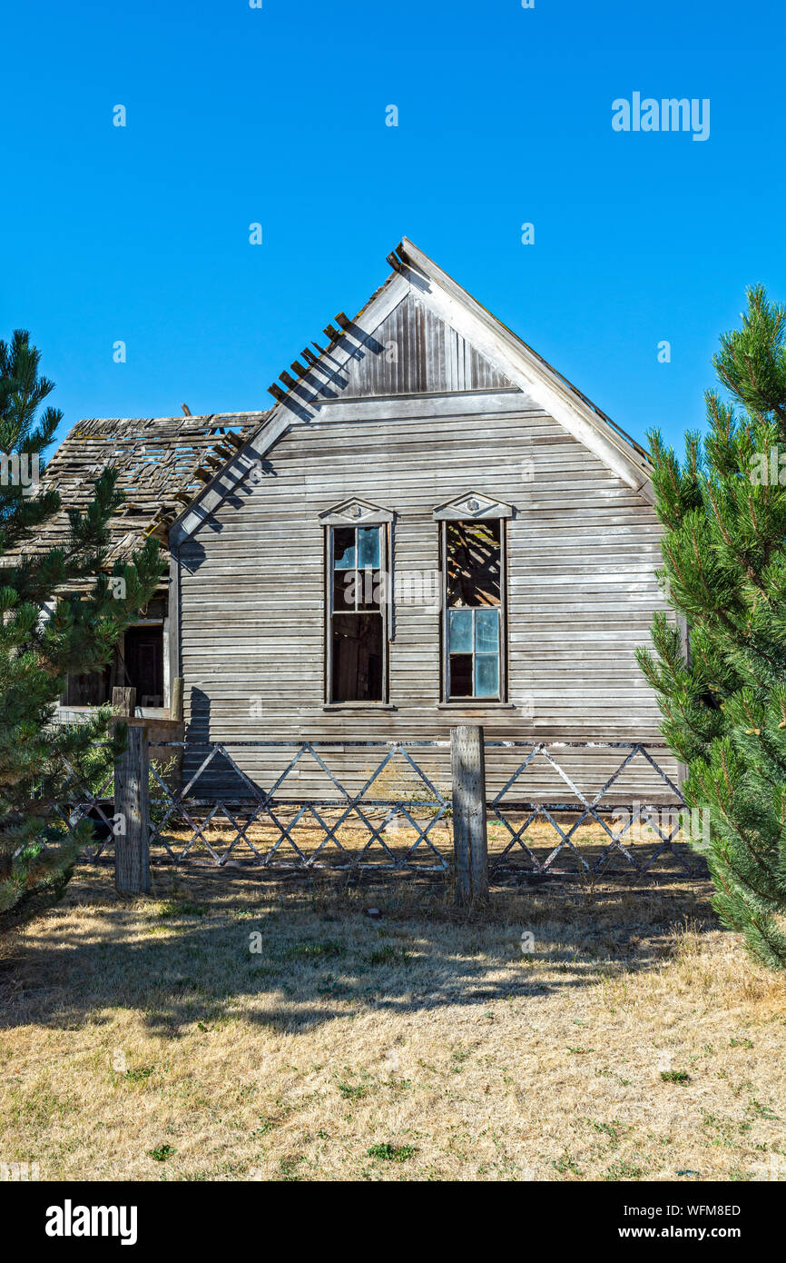 Washington, Palouse Region, Winona, abandoned farmhouse Stock Photo - Alamy