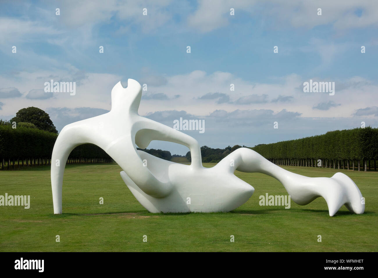 Large Reclining Figure, Henry Moore Houghton Hall Stock Photo - Alamy