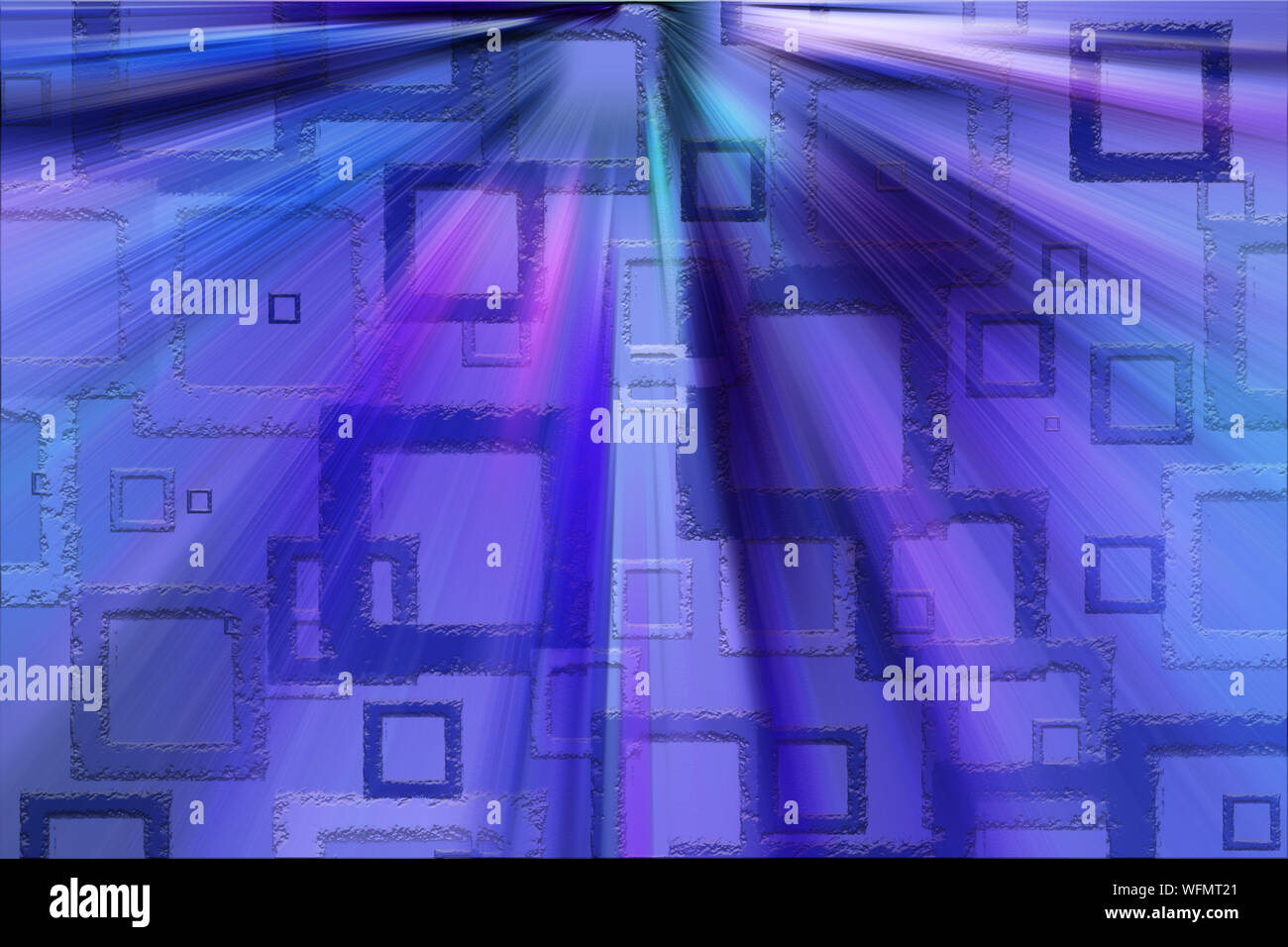 Blue cyber technology background. Innovative concept Stock Photo - Alamy