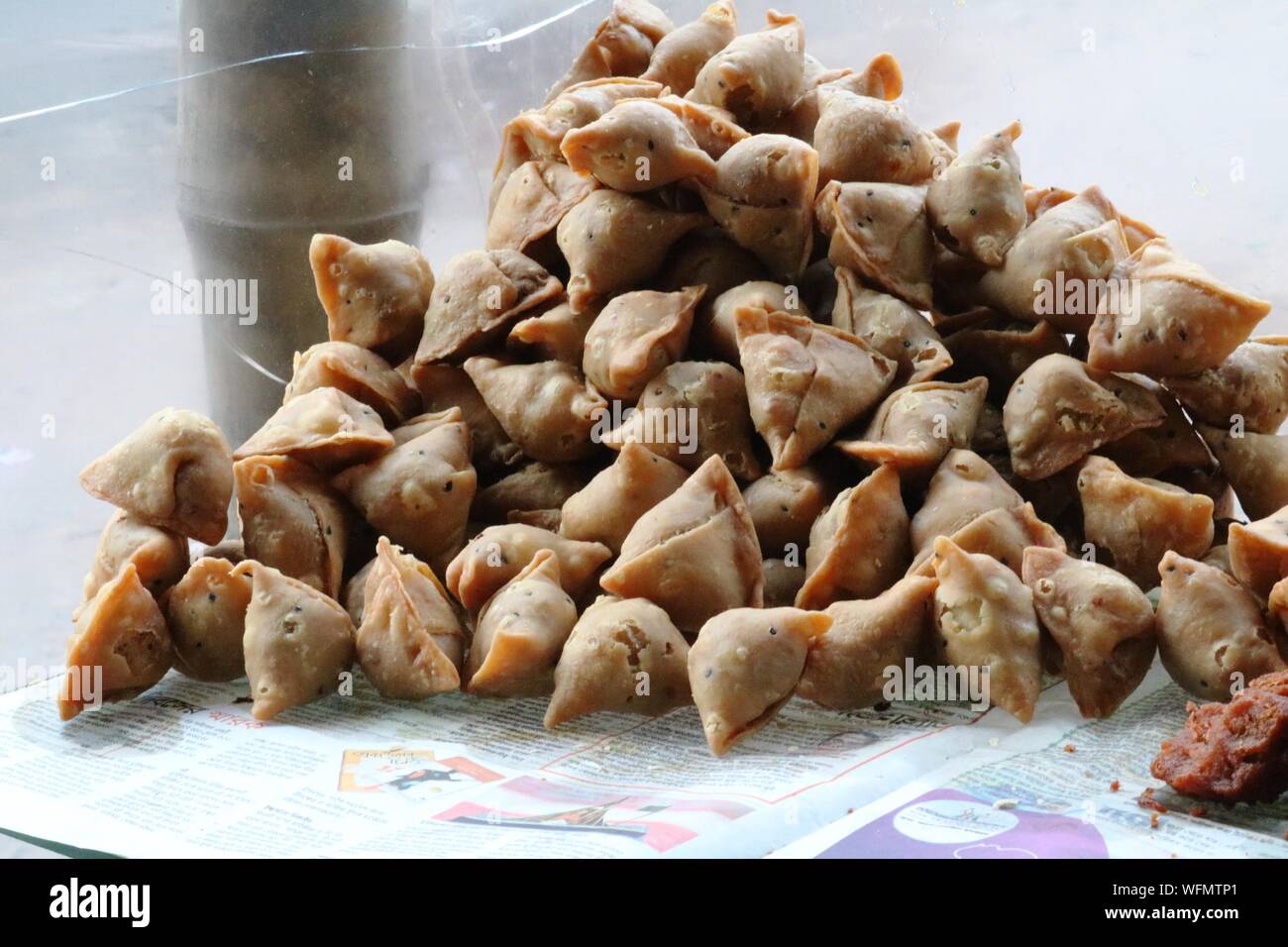 Group Of Traditional And Local Fried Snacks For Sell Stock Photo - Alamy