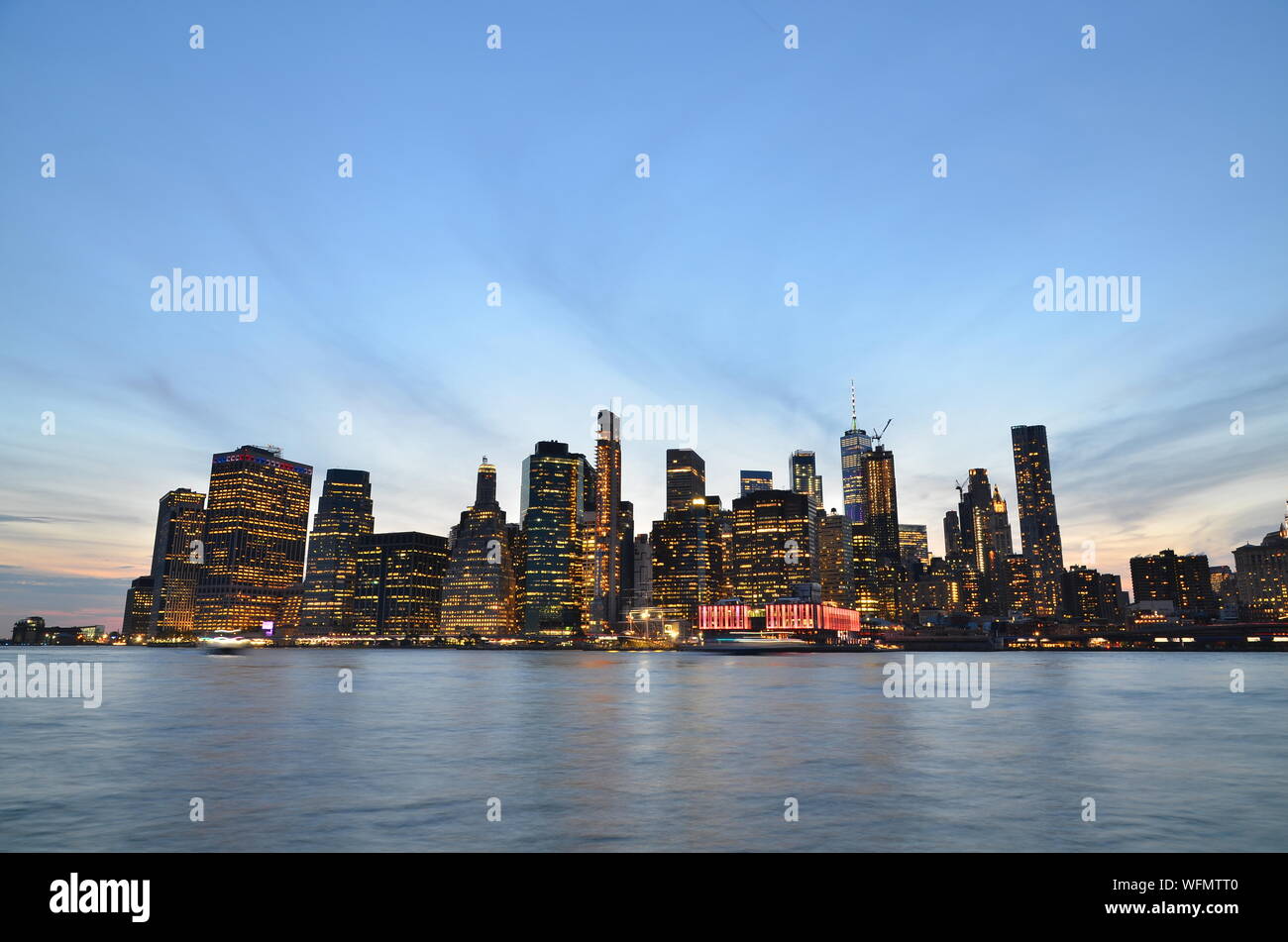 Manhattan Golden hour Stock Photo - Alamy