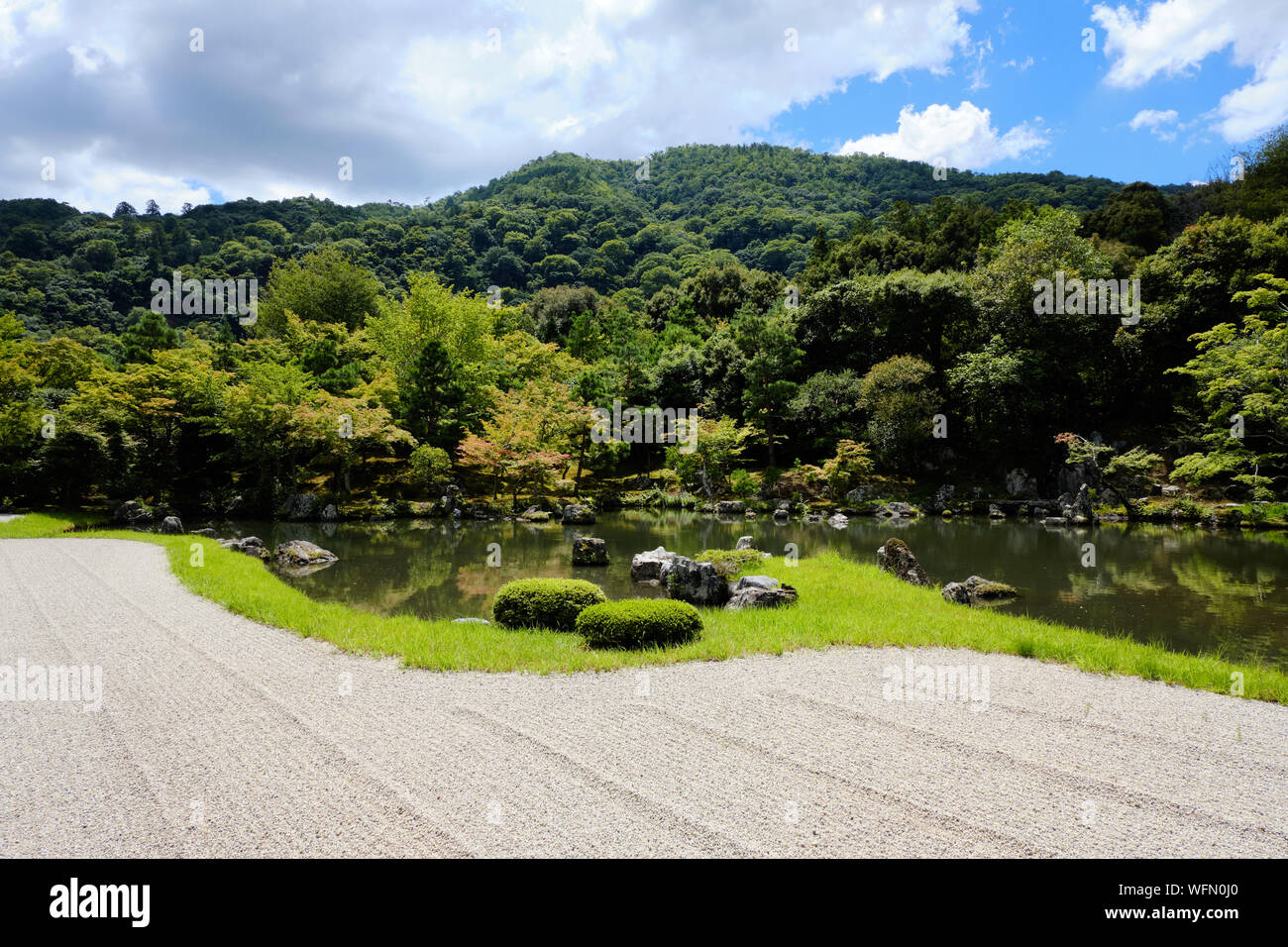 Okochi Sanso Japanese Garden, Arashiyama, Kyoto, Japan Stock Photo - Alamy