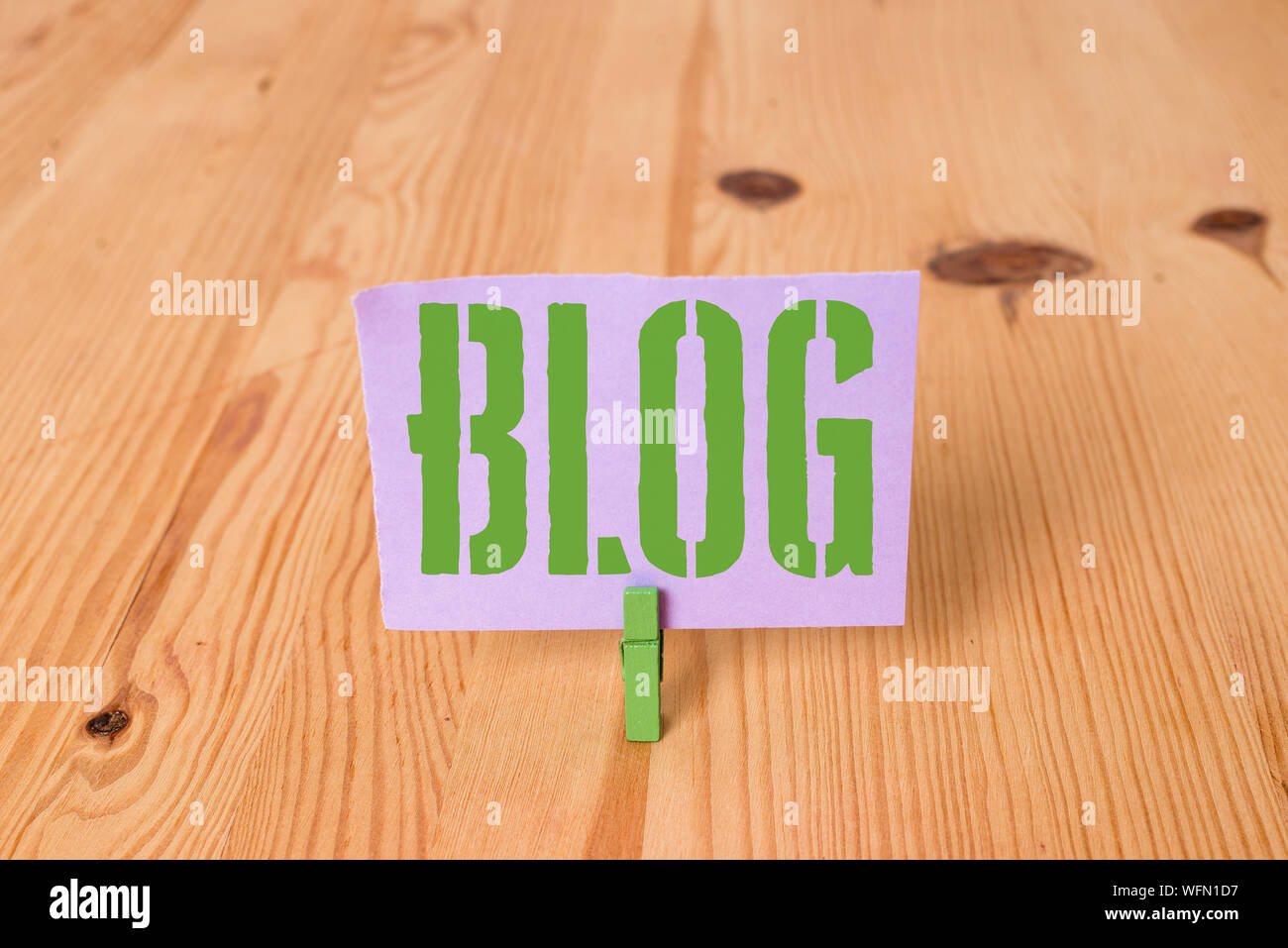 Writing note showing Blogquestion. Business concept for regularly updated website web page run ...