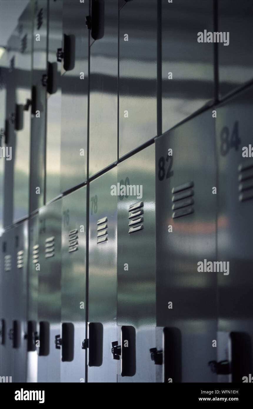 Locker numbers hi-res stock photography and images - Alamy