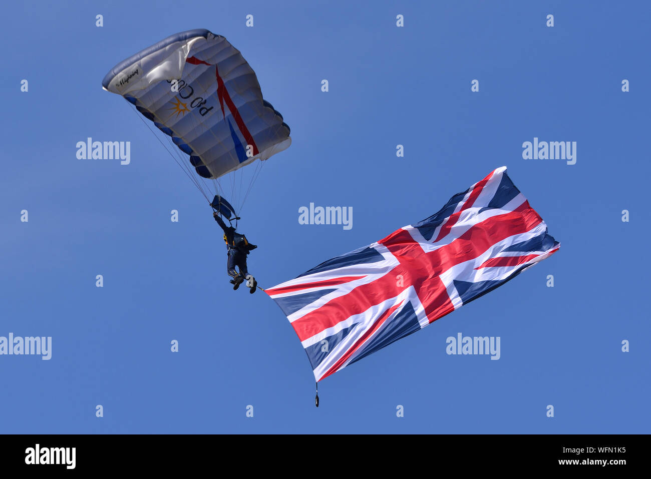 Tigers freefall army parachute display team hi-res stock photography ...