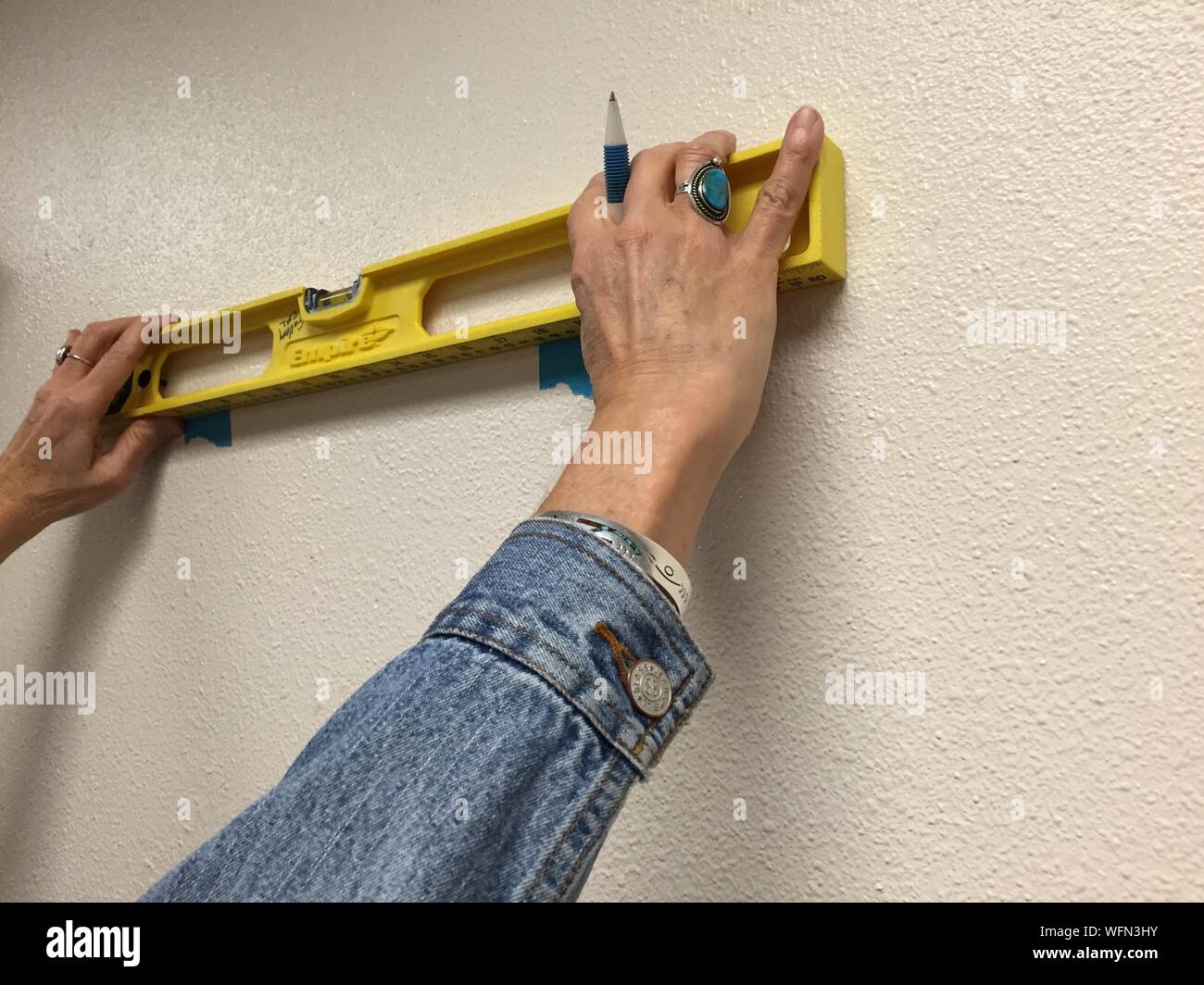 Spirit Level Wall High Resolution Stock Photography and Images - Alamy