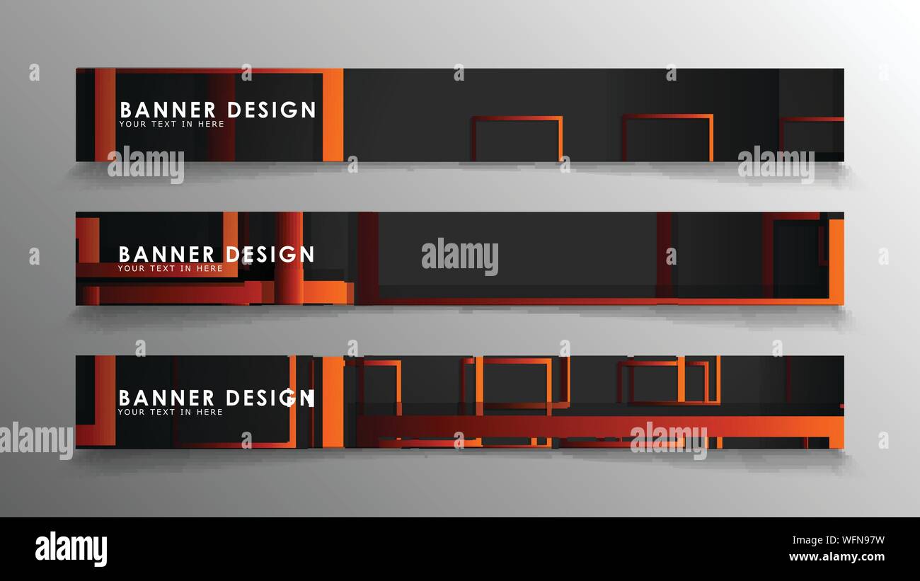 Rectangular frame design banners hi-res stock photography and images ...