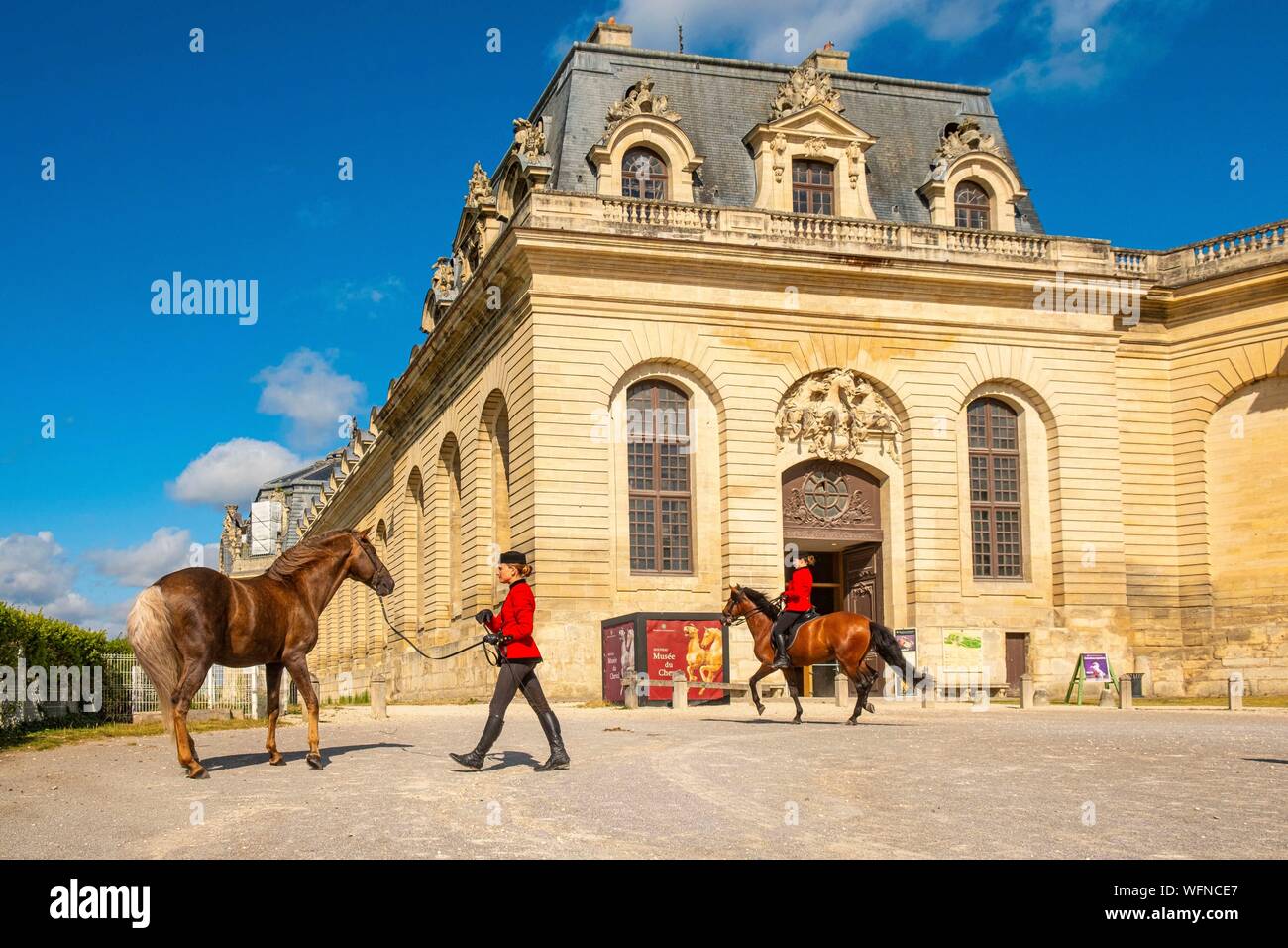 France, Oise, Chantilly, Chateau de Chantilly, the Grandes Ecuries ...