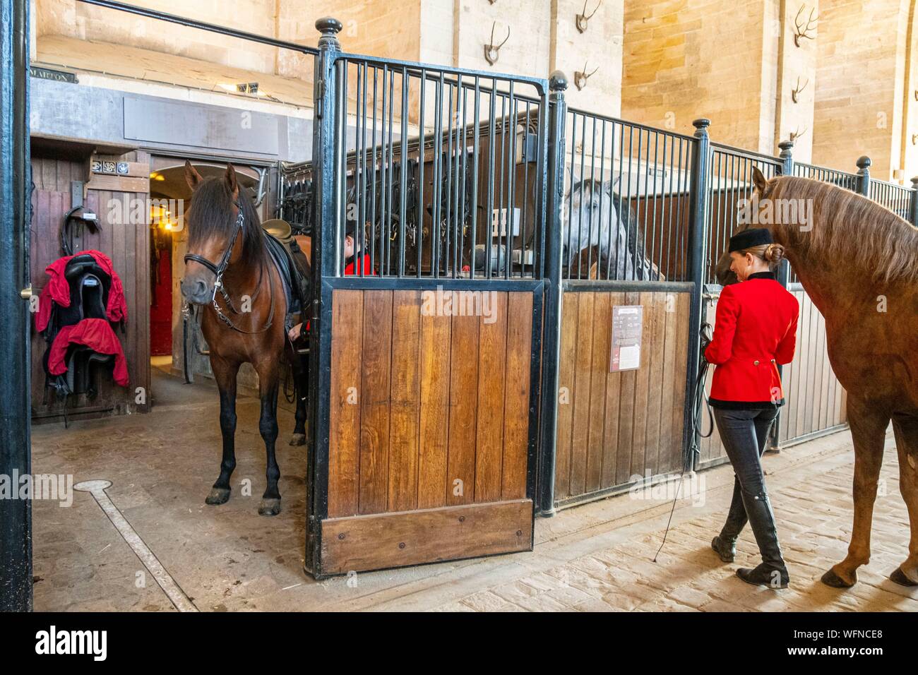 France, Oise, Chantilly, Chateau de Chantilly, the Grandes Ecuries ...