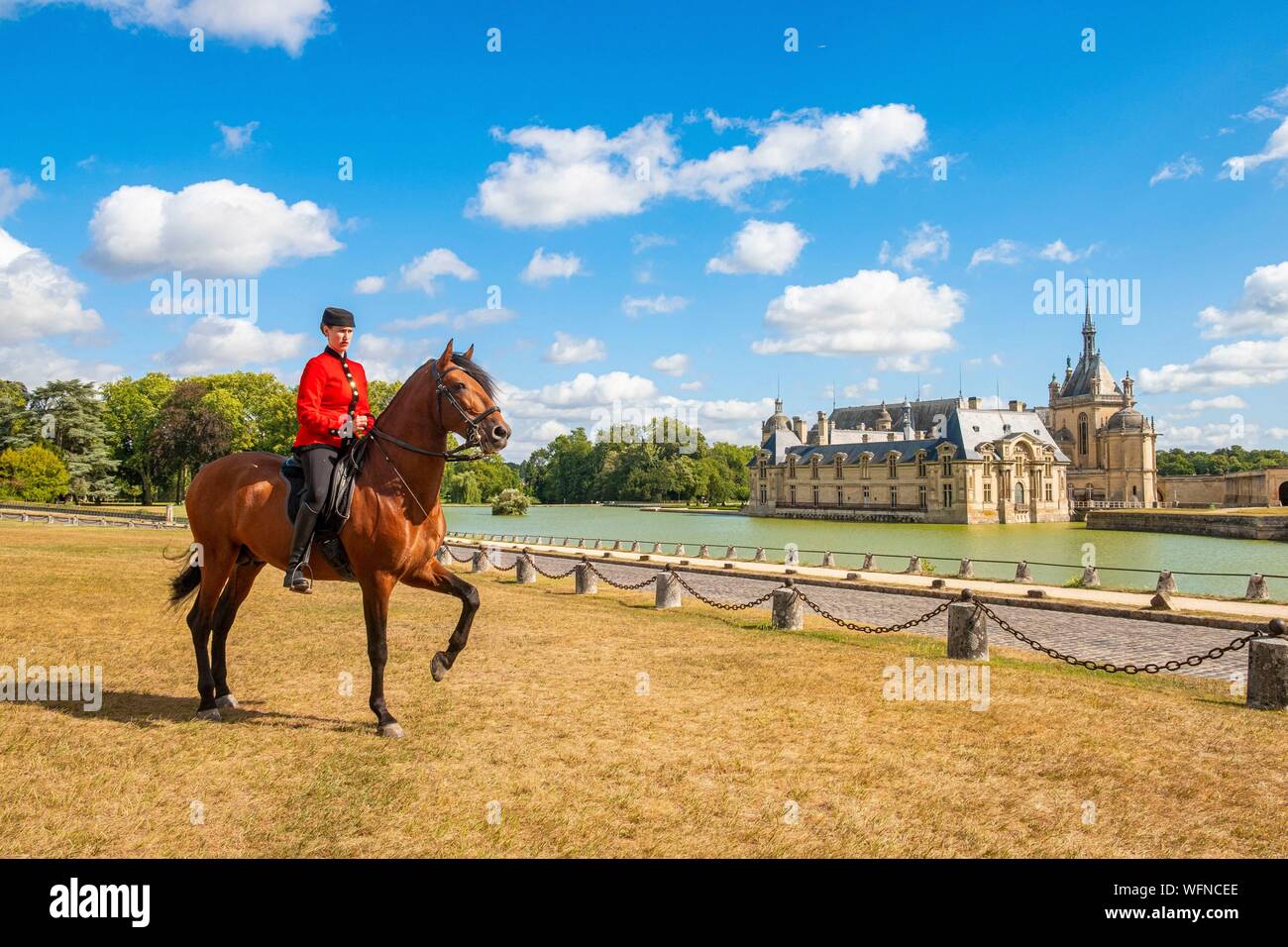 France, Oise, Chantilly, Chateau de Chantilly, the Grandes Ecuries ...