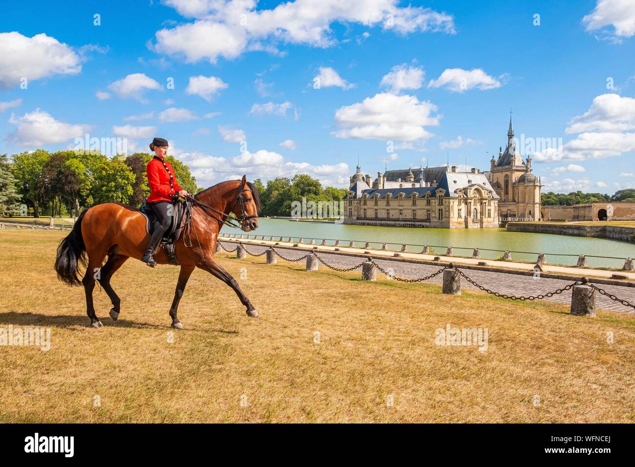 France, Oise, Chantilly, Chateau de Chantilly, the Grandes Ecuries ...