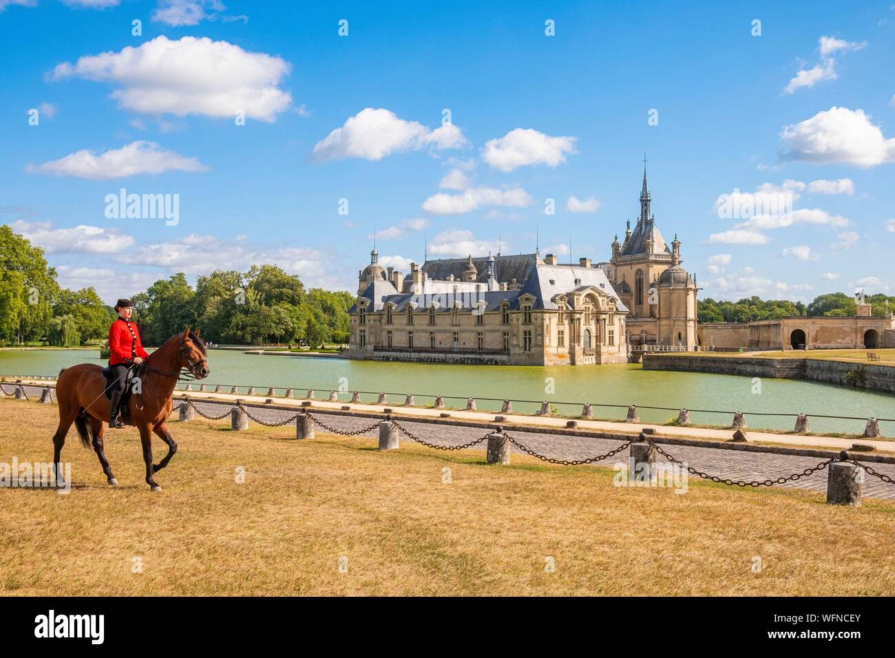 France, Oise, Chantilly, Chateau de Chantilly, the Grandes Ecuries ...