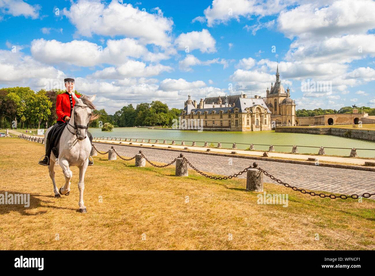 France, Oise, Chantilly, Chateau de Chantilly, the Grandes Ecuries ...