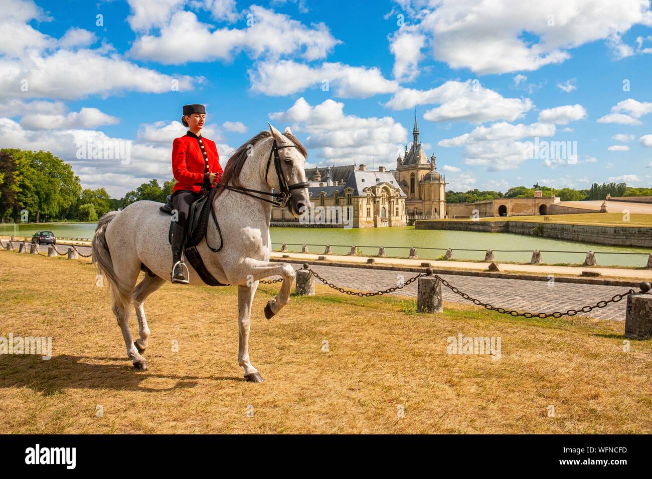 France, Oise, Chantilly, Chateau de Chantilly, the Grandes Ecuries ...