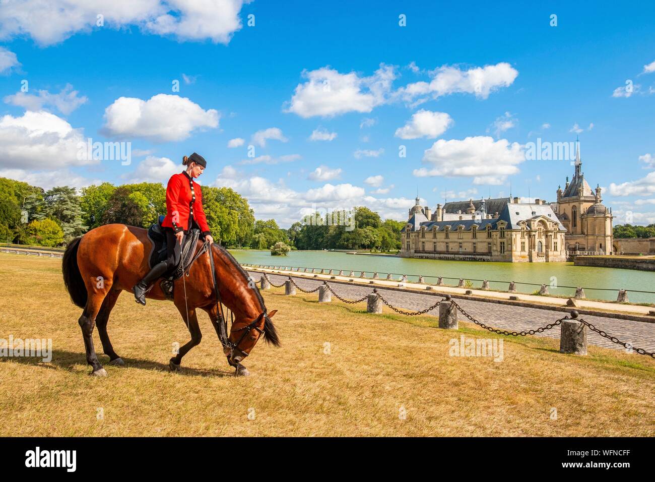 France, Oise, Chantilly, Chateau de Chantilly, the Grandes Ecuries ...