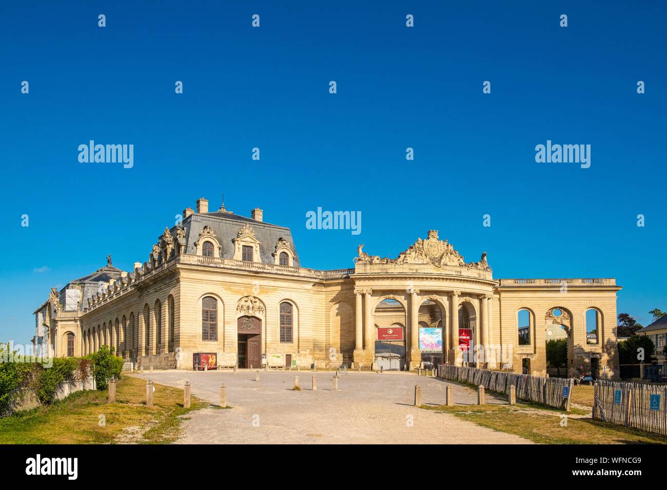 France, Oise, Chantilly, Chateau de Chantilly, the Grandes Ecuries ...